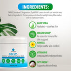 Natural magnesium cream for joint support
