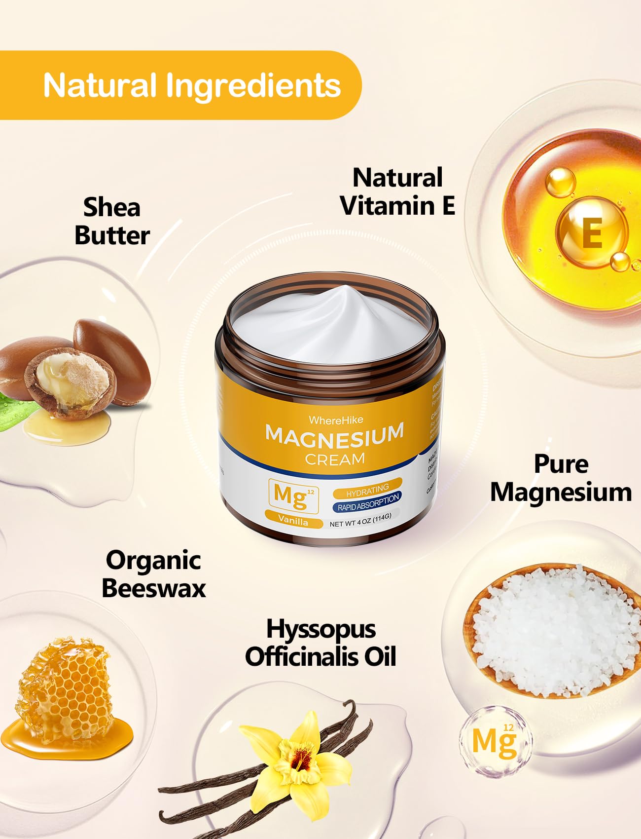 natural magnesium cream for nighttime care
