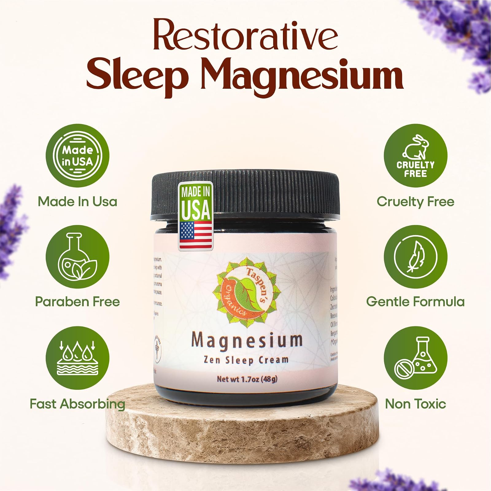 natural magnesium cream for relaxation
