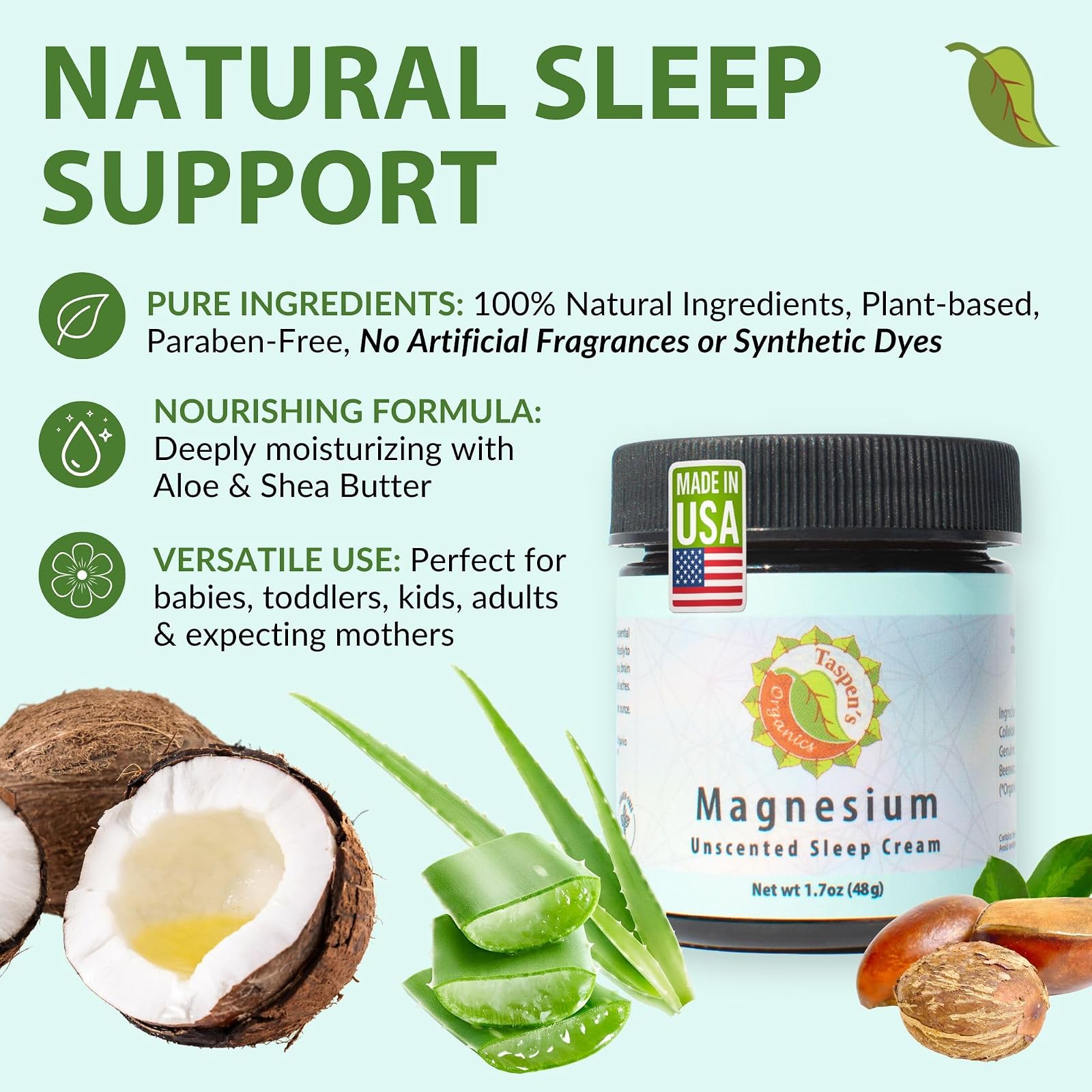 natural magnesium cream for relaxation