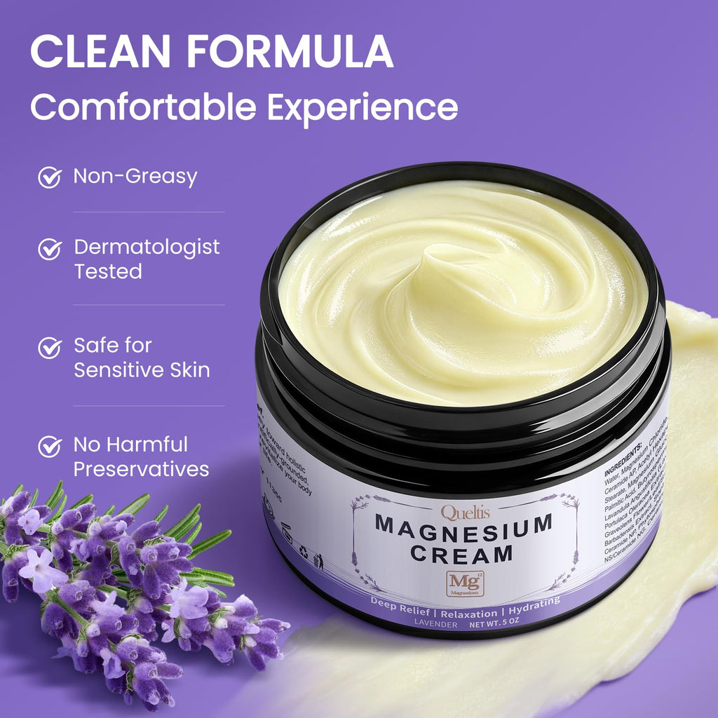natural magnesium cream for sleep support
