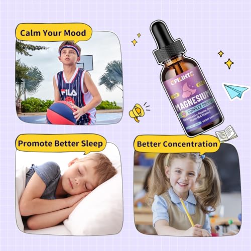 Natural magnesium drops for kids