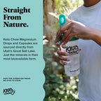 Natural magnesium drops for muscle relief