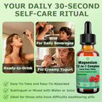 Natural magnesium drops for sleep