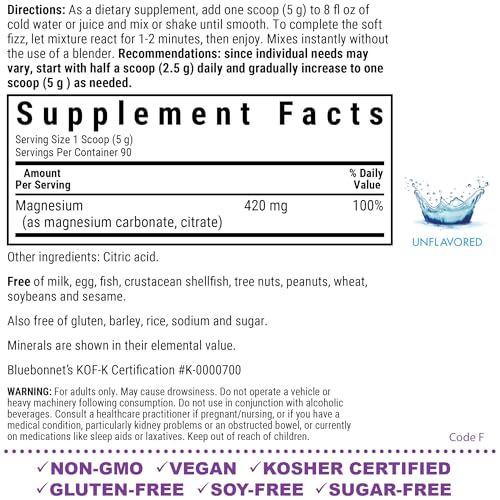Natural magnesium for better sleep
