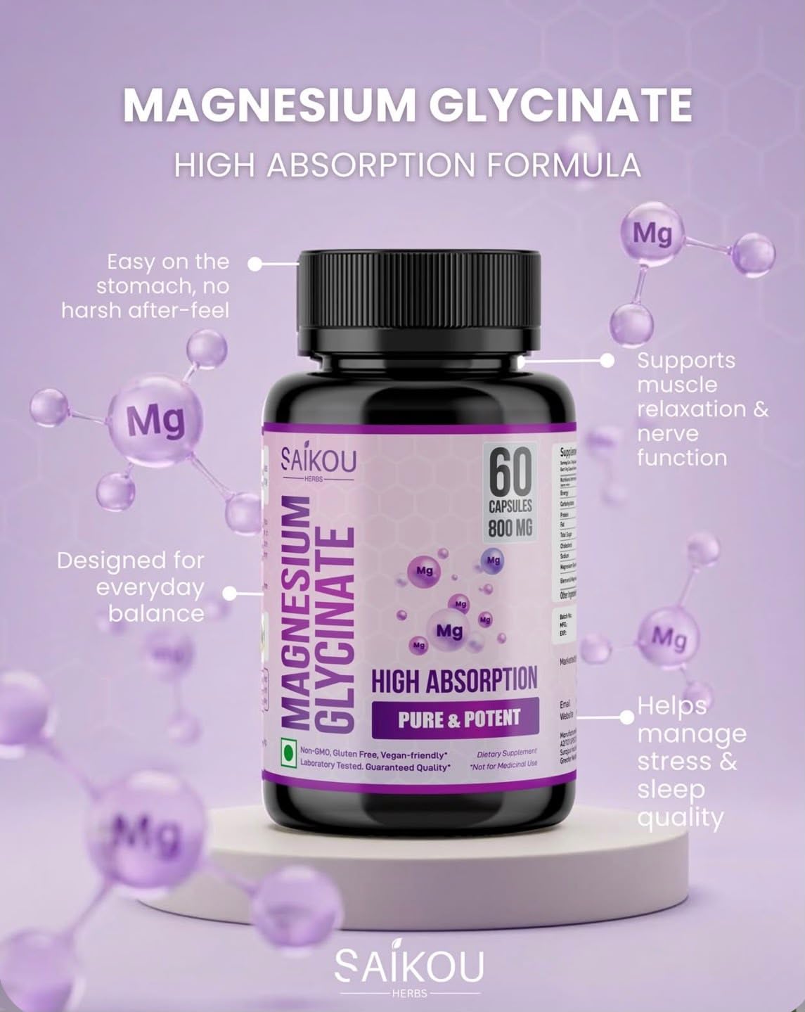 Natural magnesium for better sleep