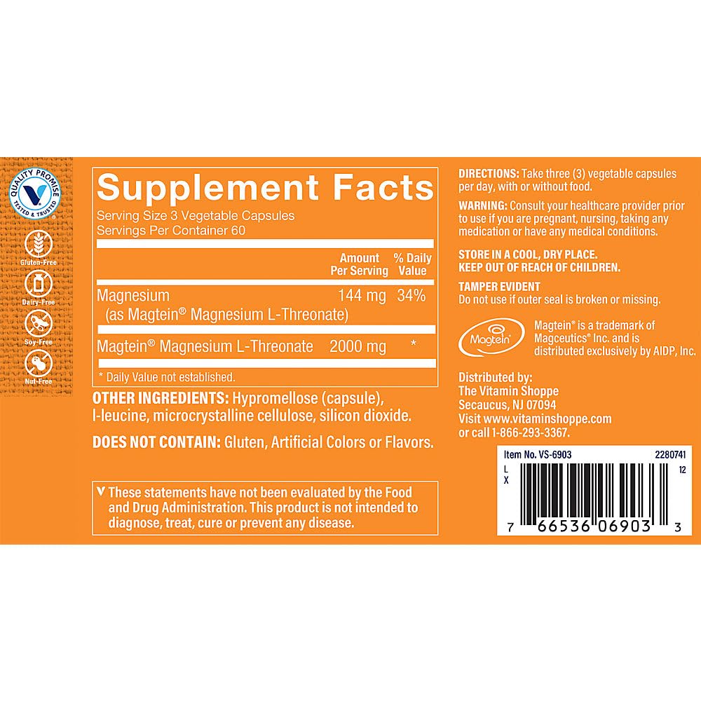 Natural magnesium for cognitive function