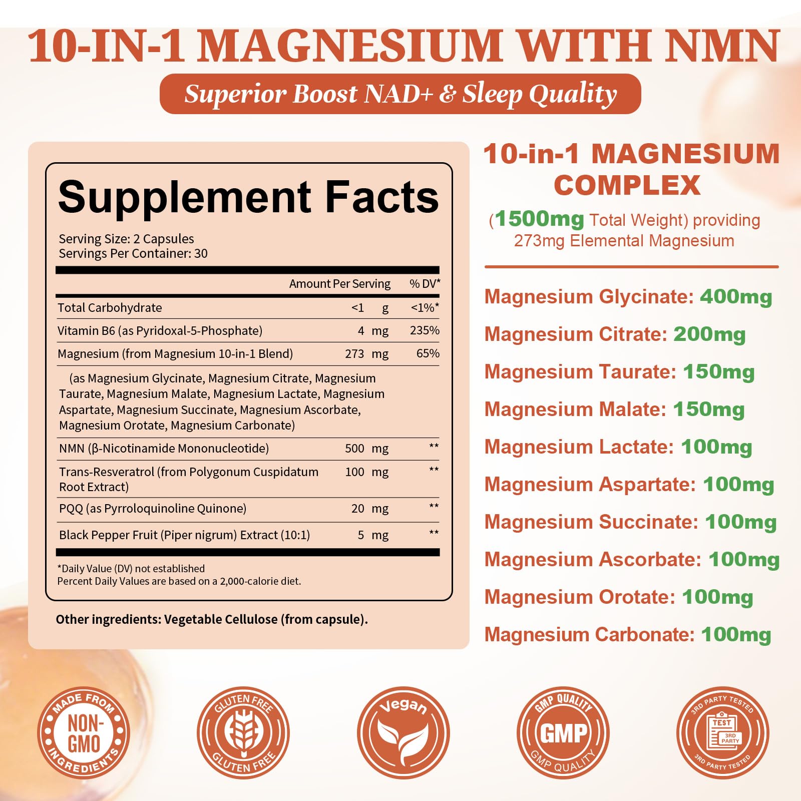 Natural magnesium for daily wellness