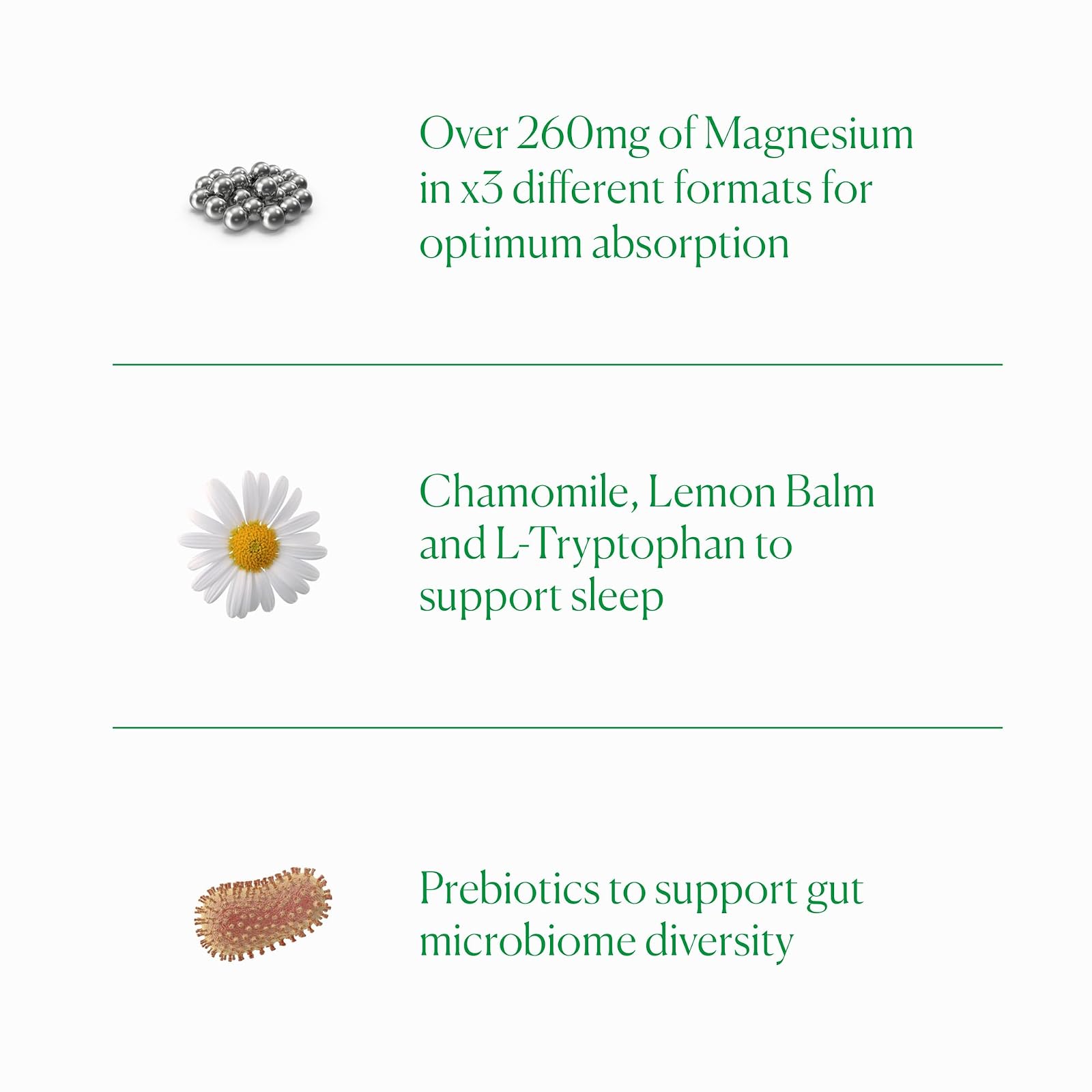 Natural magnesium for gut support