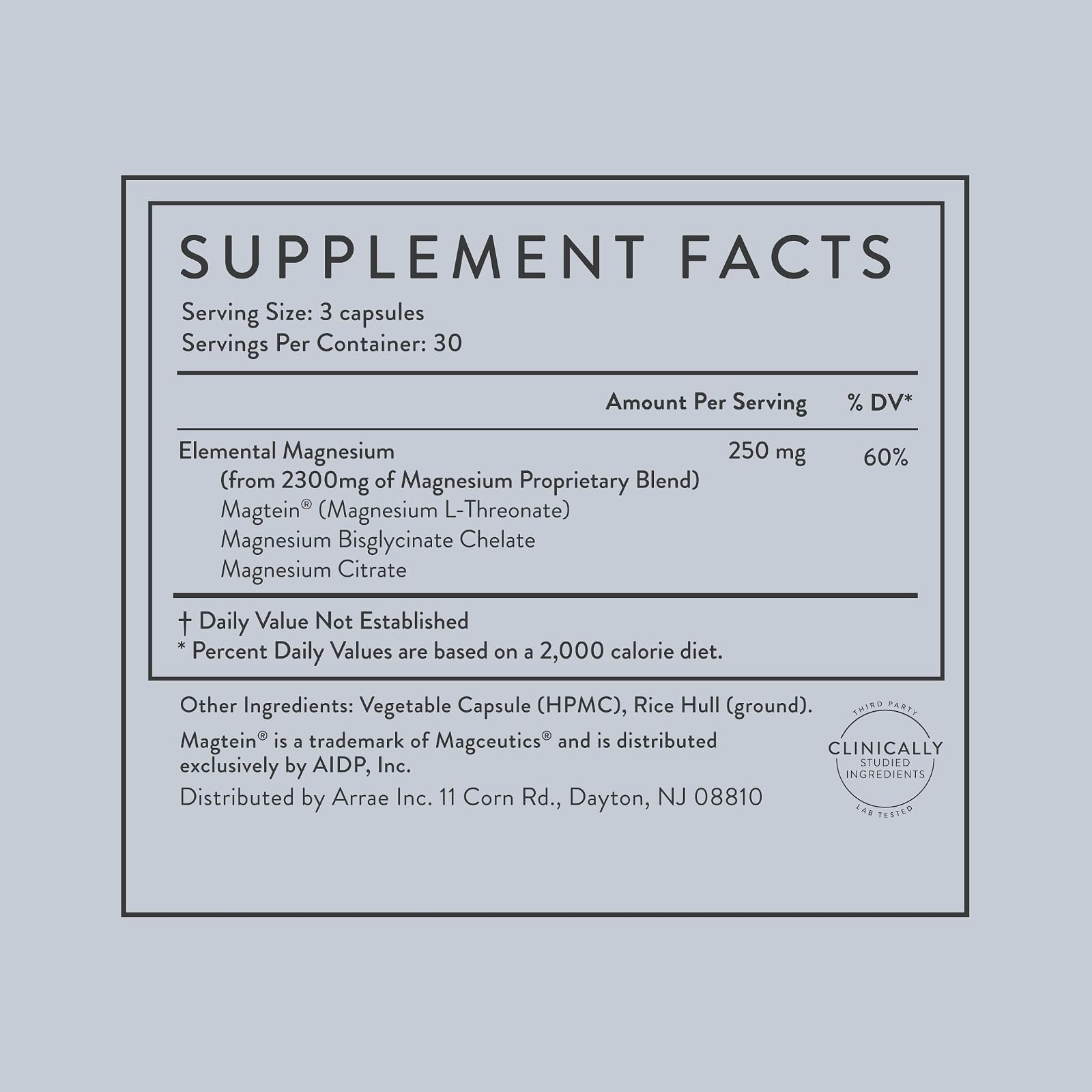 natural magnesium for improved relaxation