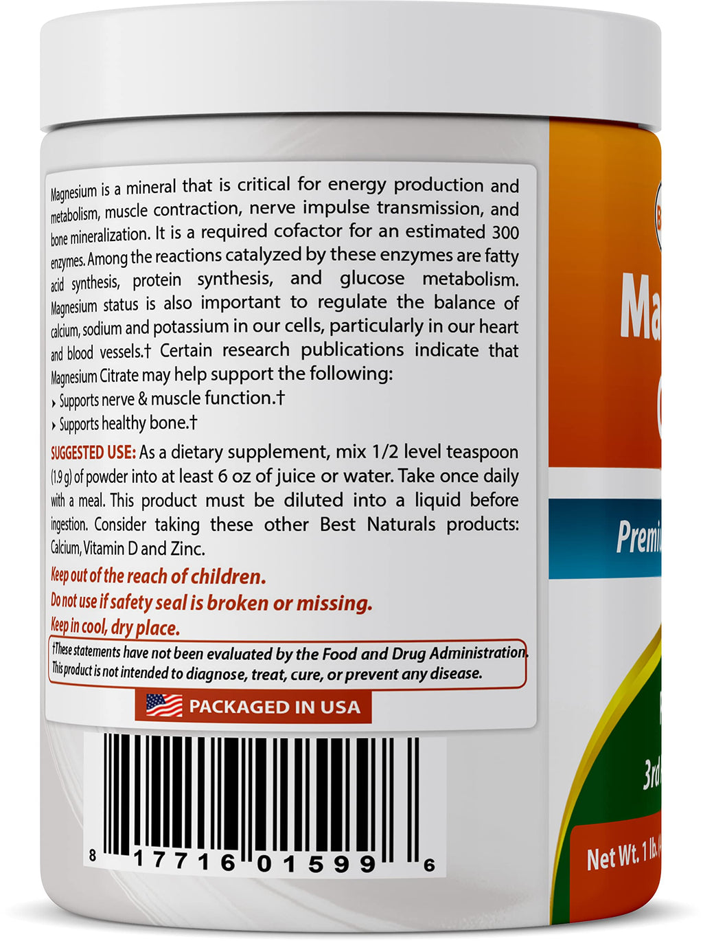 natural magnesium for muscle cramps