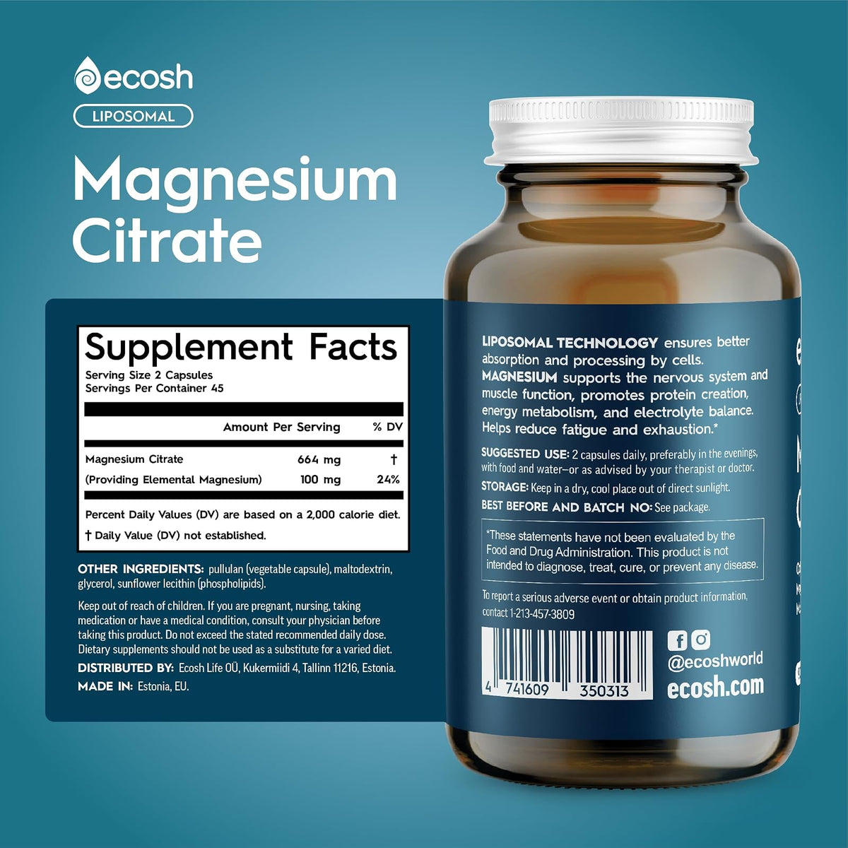 Natural magnesium for muscle health