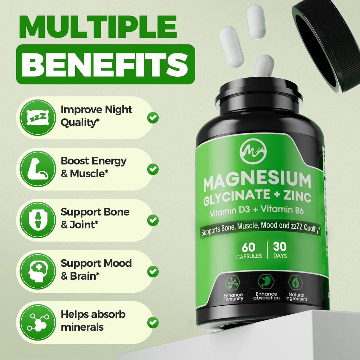 natural magnesium for muscle relaxation
