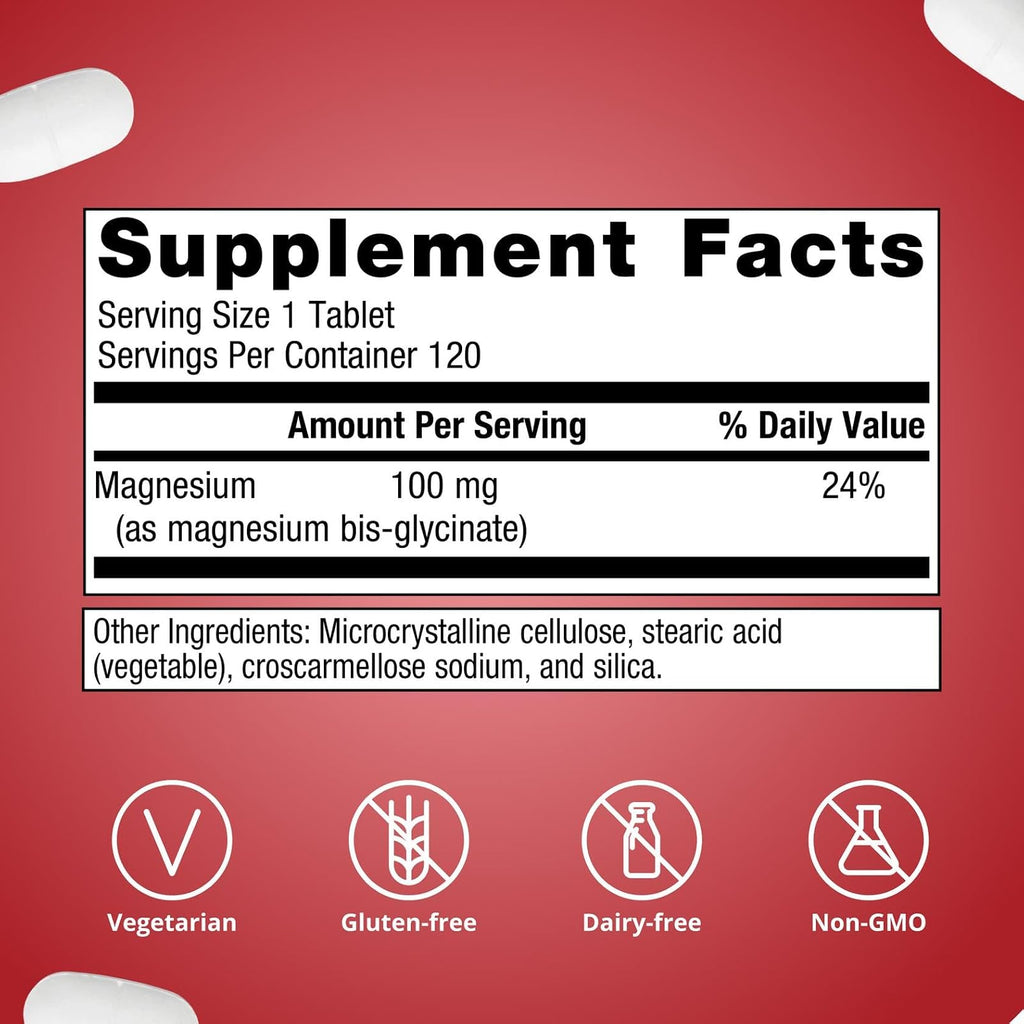 Natural magnesium for muscle relaxation