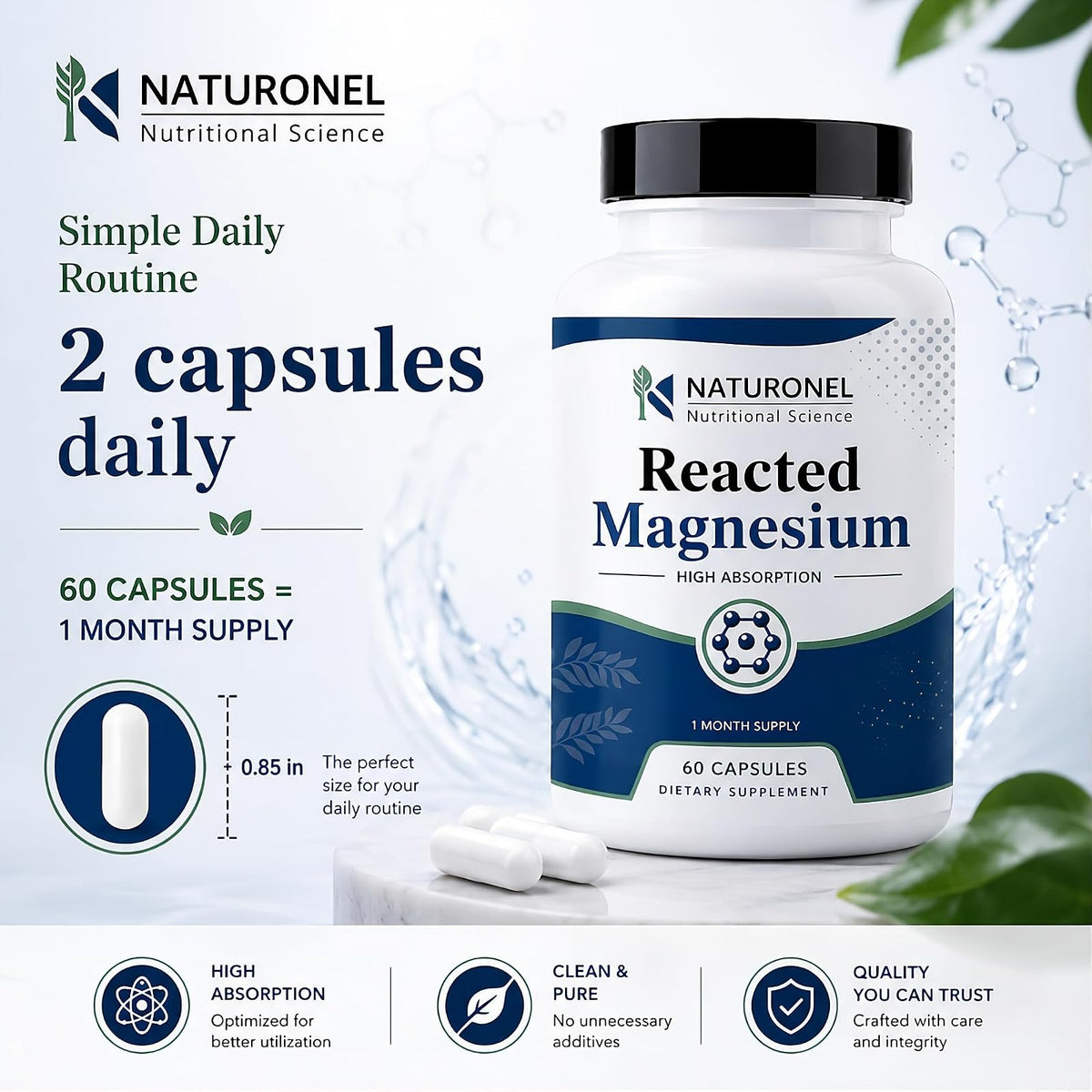 Natural magnesium for muscle relaxation