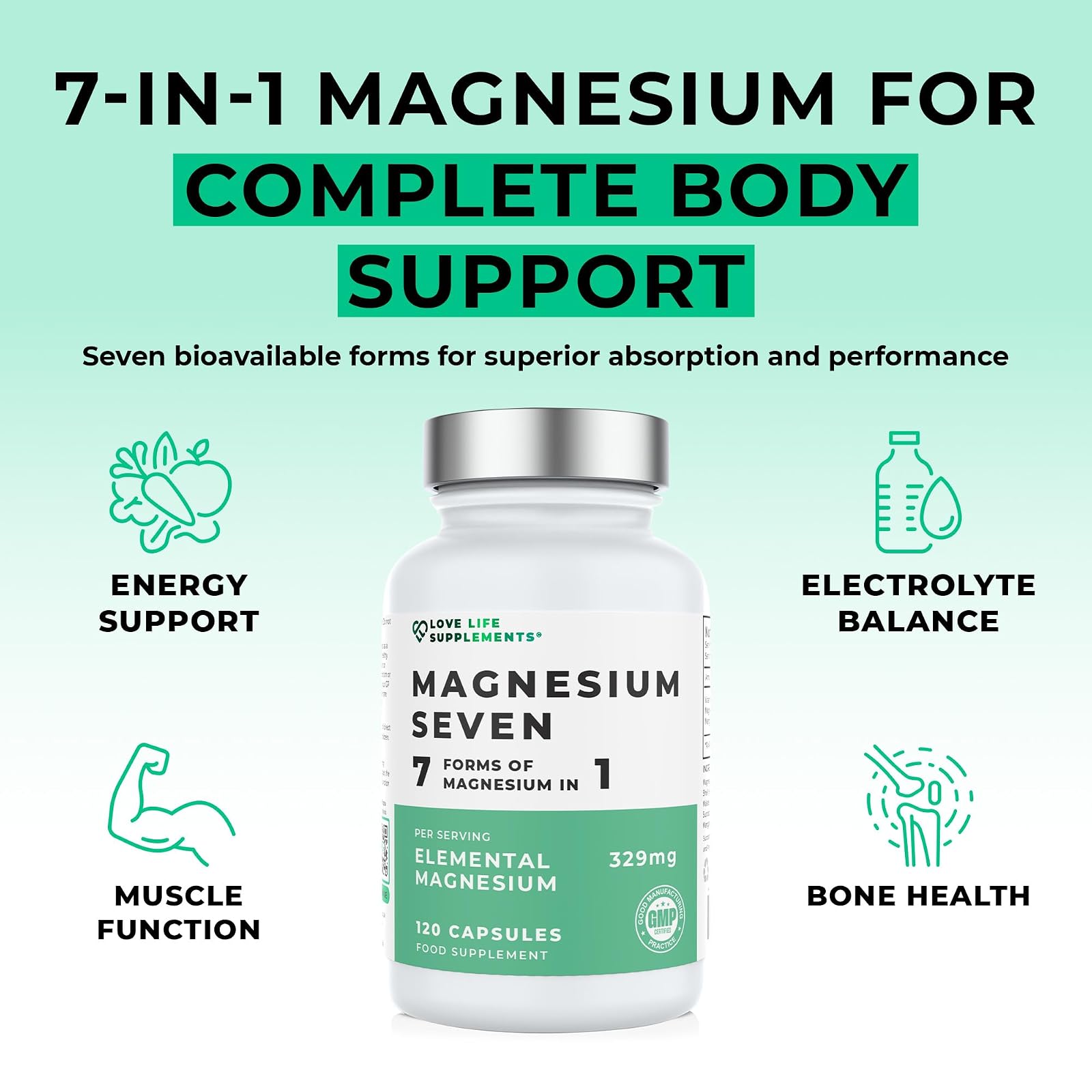 Natural magnesium for muscle relaxation