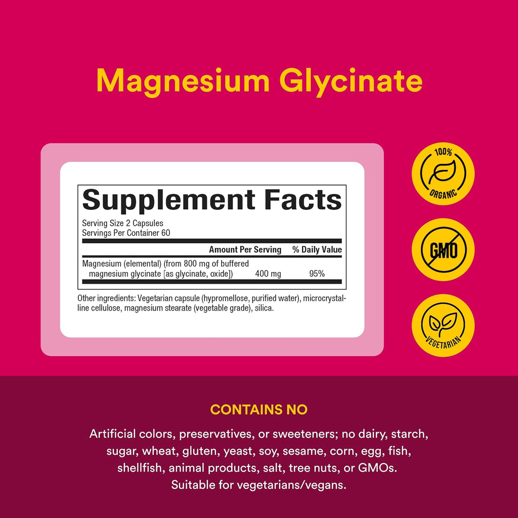Natural magnesium for muscle relaxation