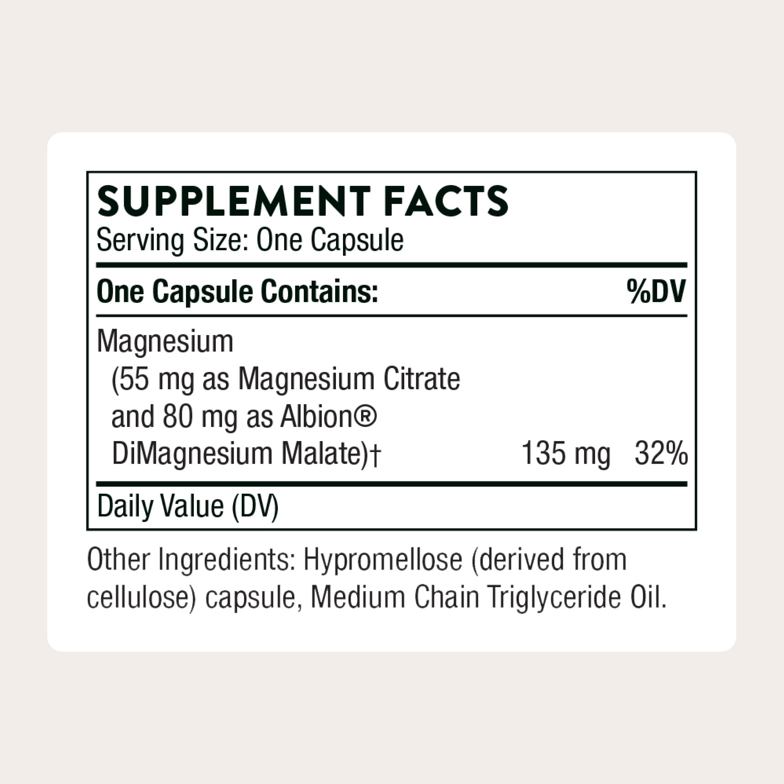 Natural magnesium for overall wellness