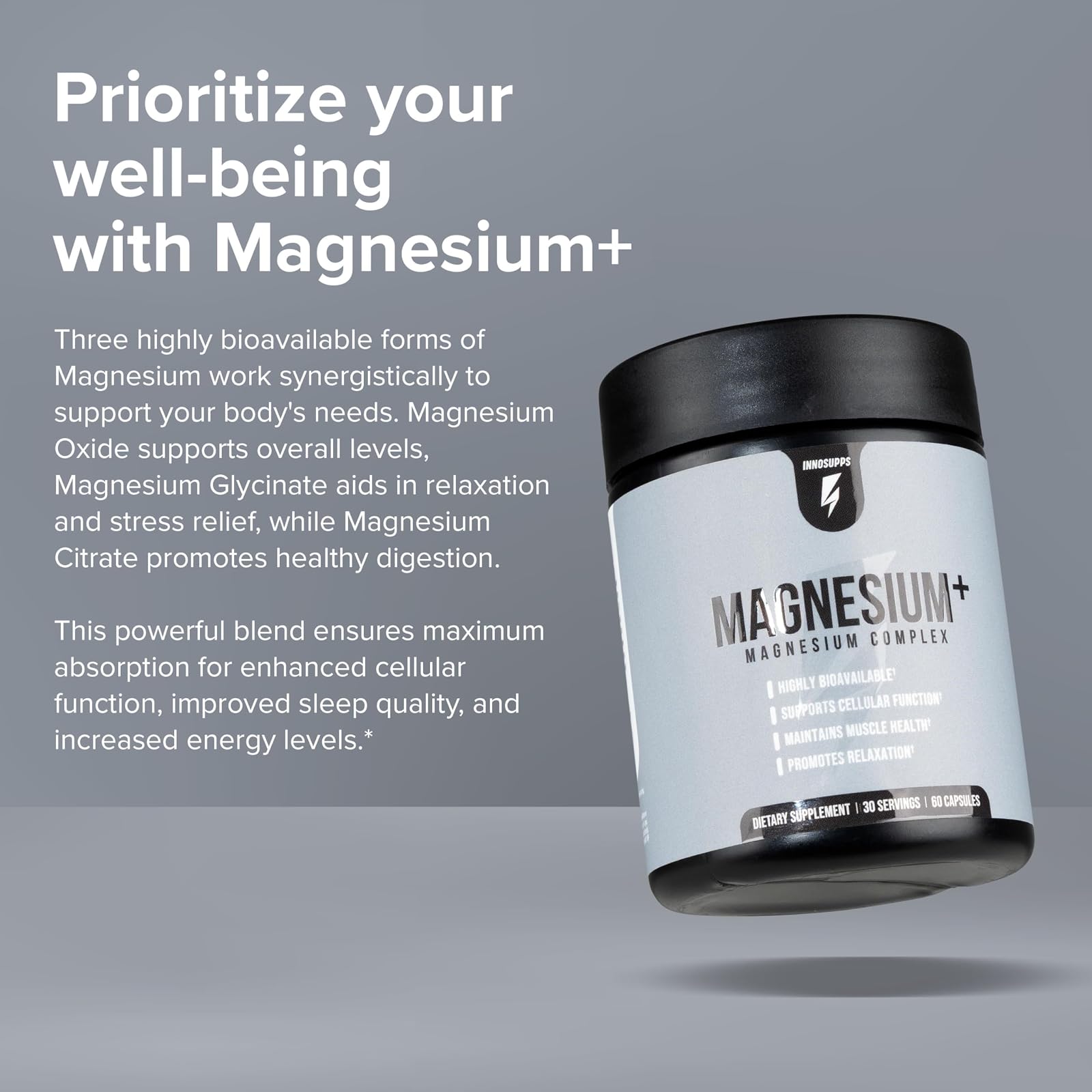 Natural magnesium for overall wellness