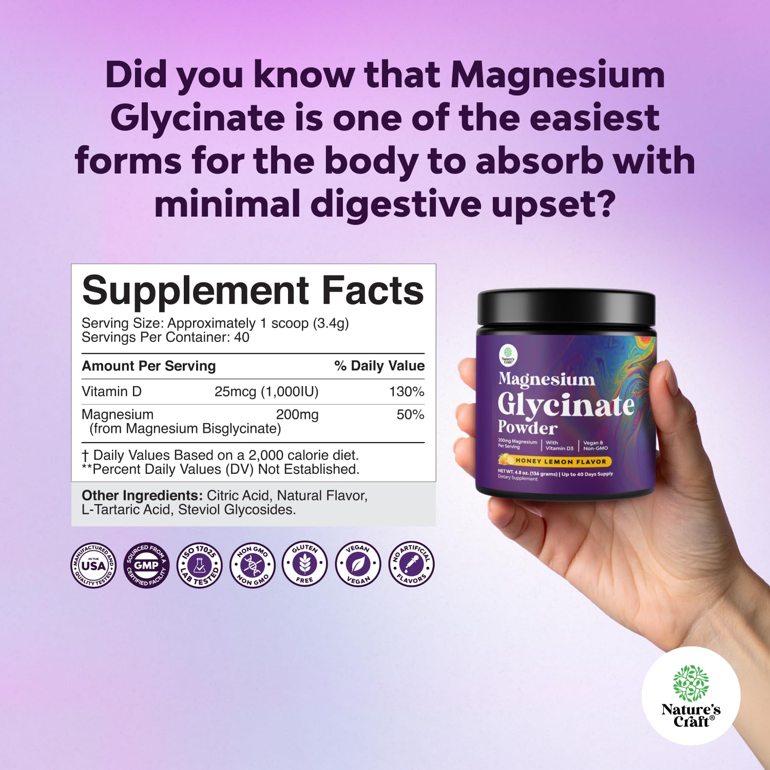 natural magnesium for regularity support