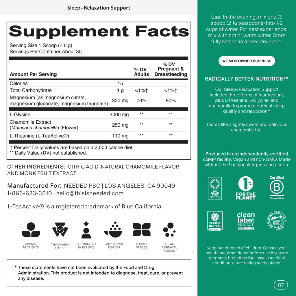Natural magnesium for restful sleep