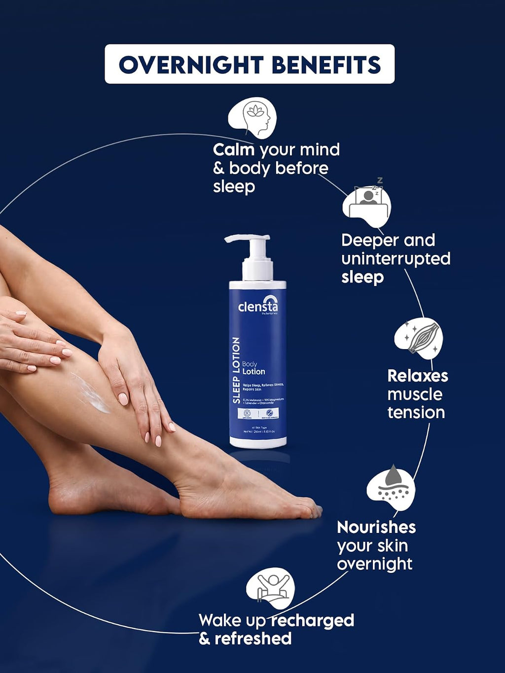 Natural magnesium for soothing skin