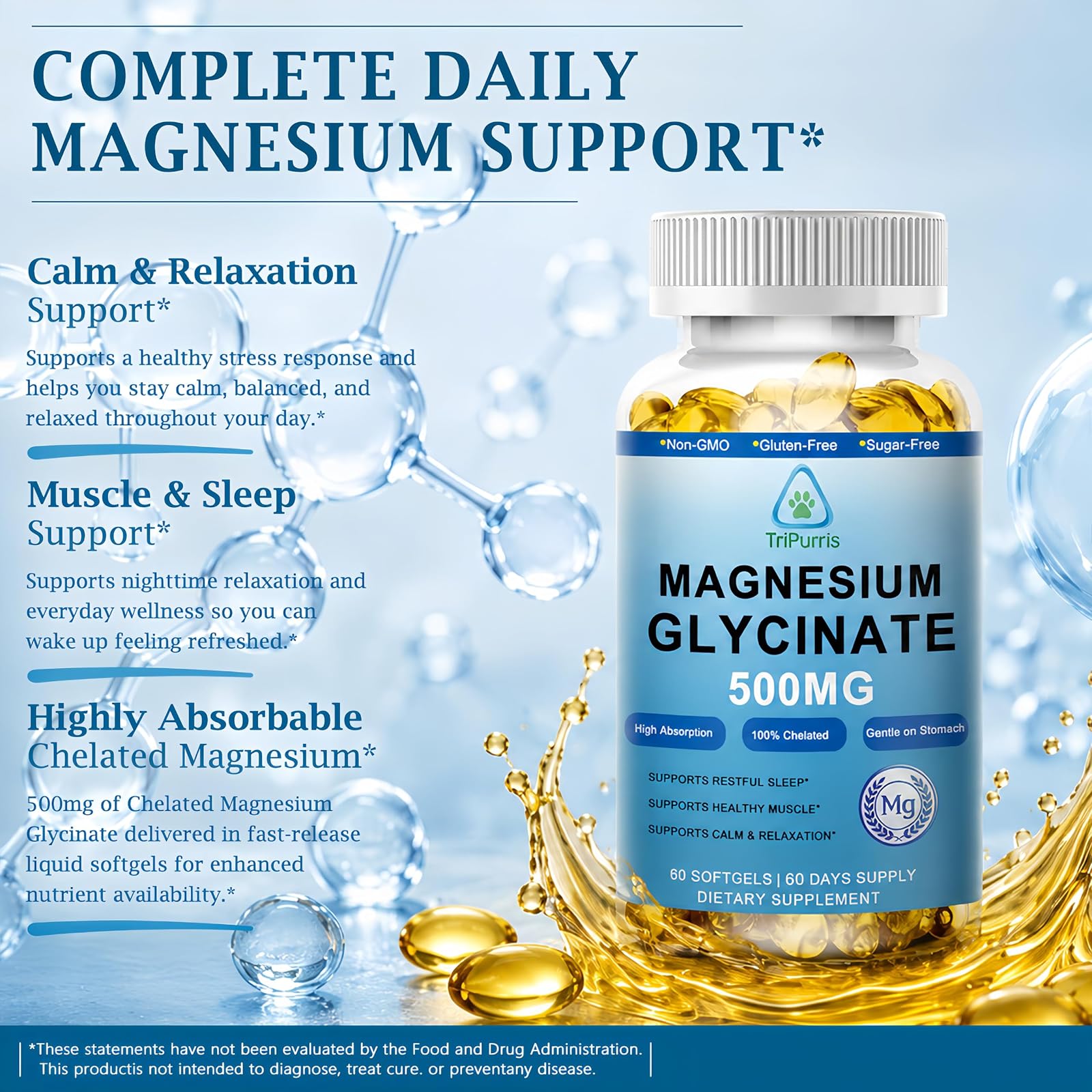Natural magnesium for stress relief