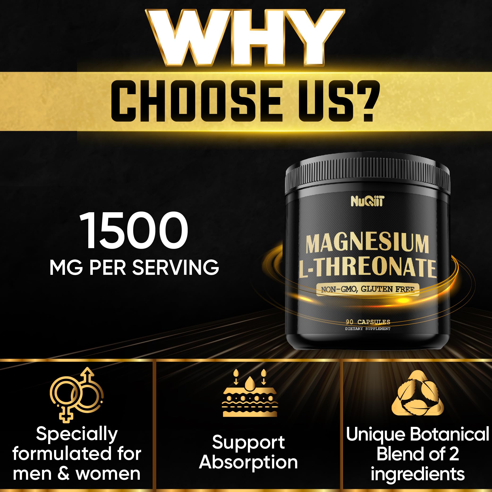 Natural magnesium for stress relief