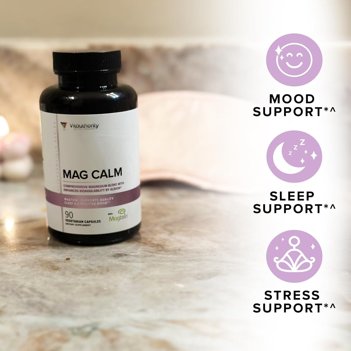 Natural magnesium for stress relief