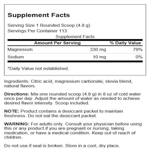 natural magnesium for stress relief
