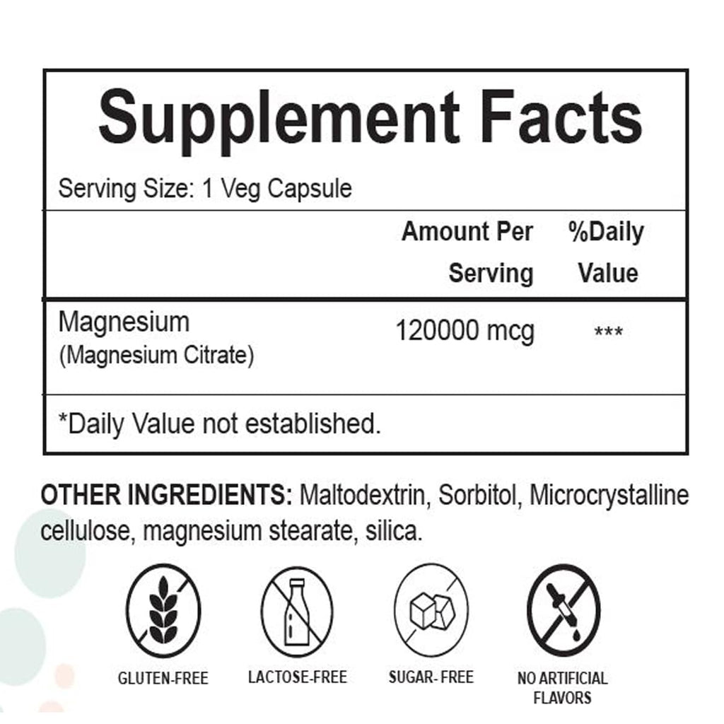 Natural magnesium for stress relief