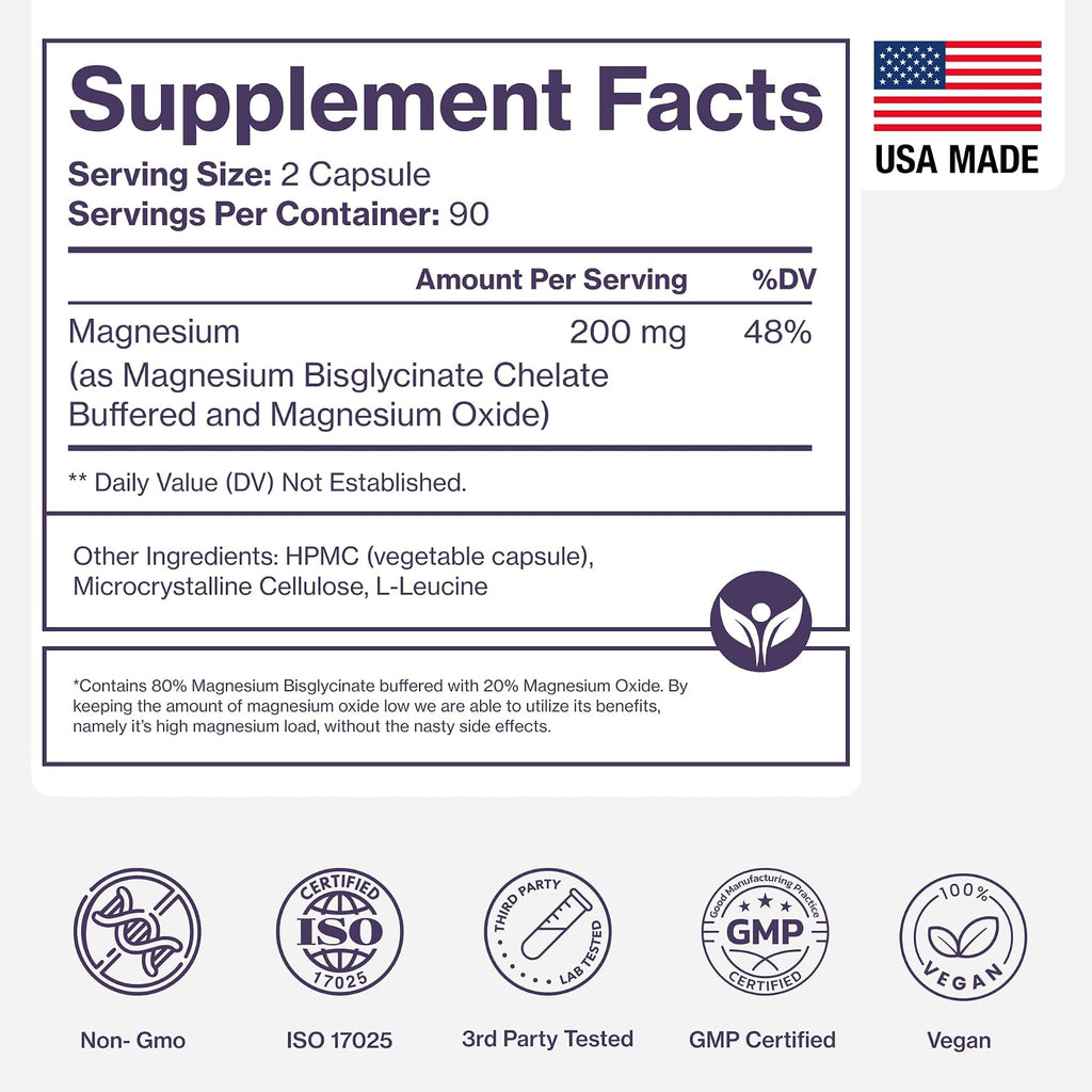 Natural magnesium for stress relief