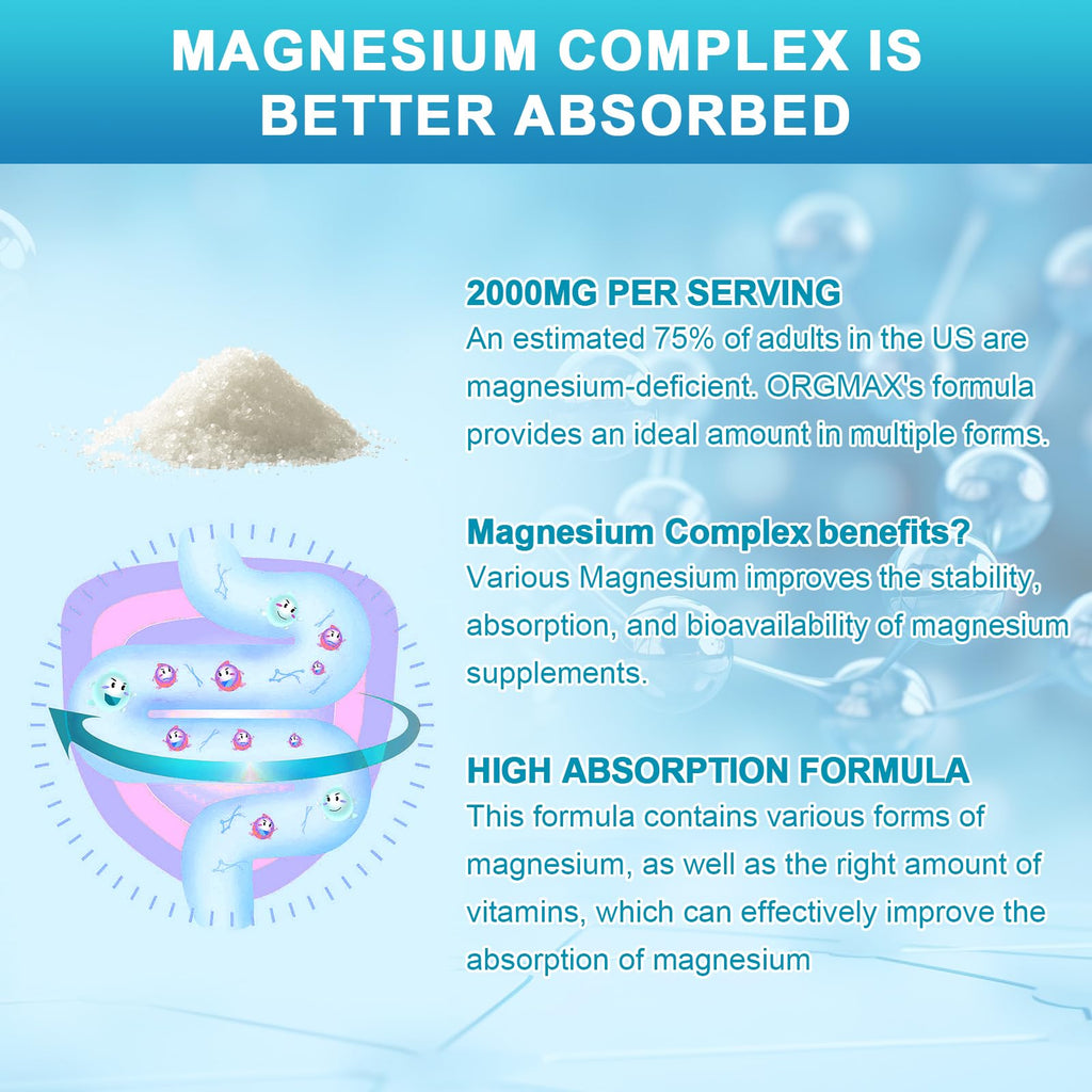 Natural magnesium for stress relief