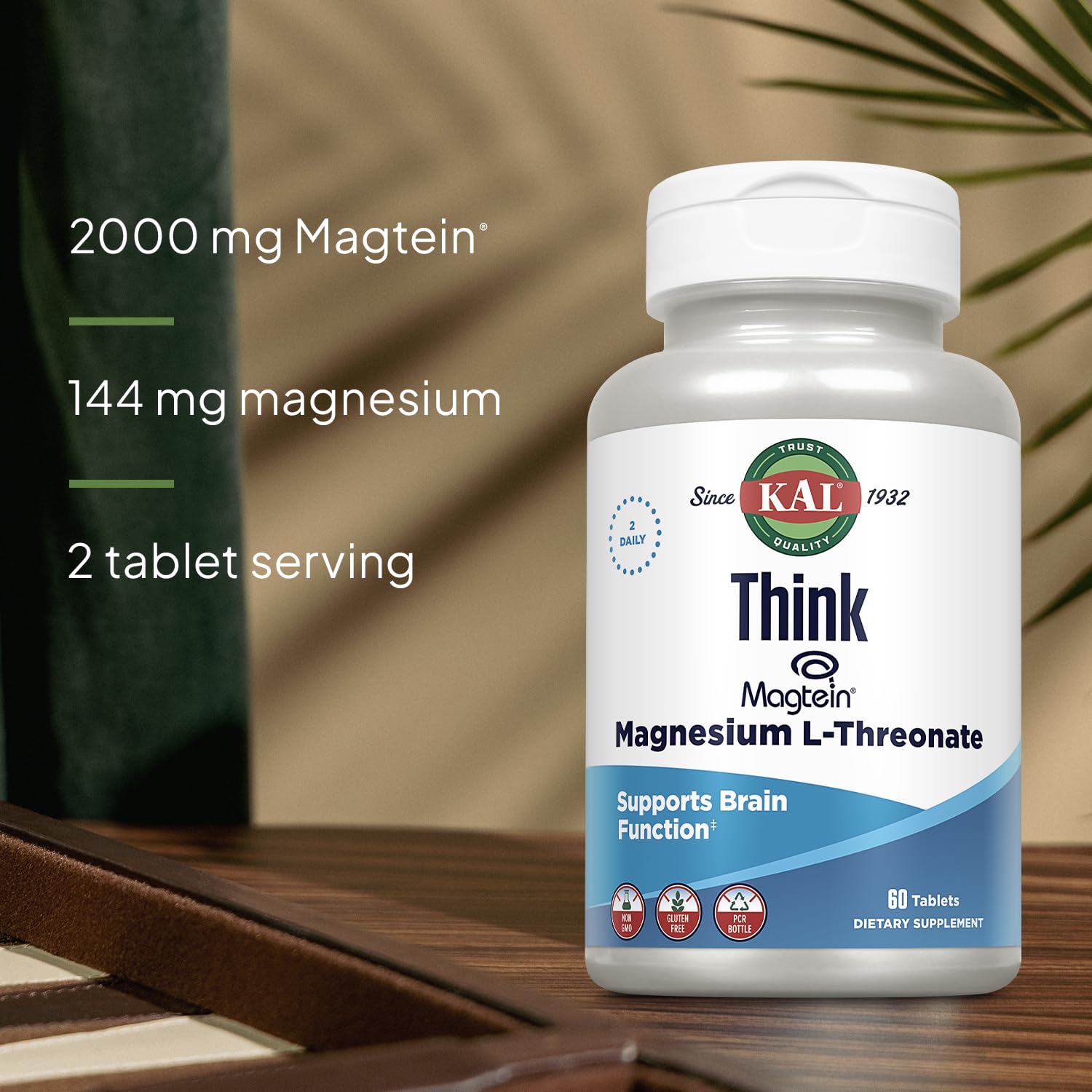 Natural magnesium for stress relief
