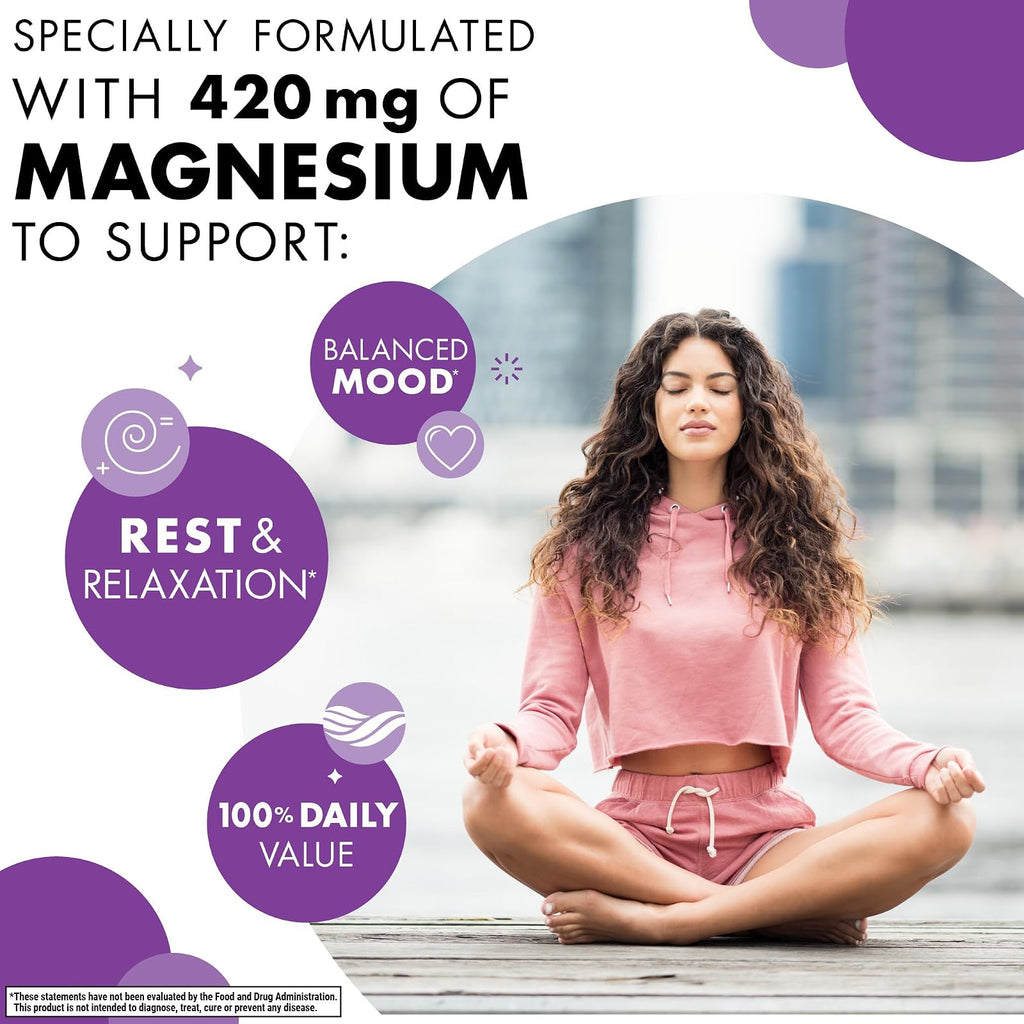Natural magnesium for stress relief