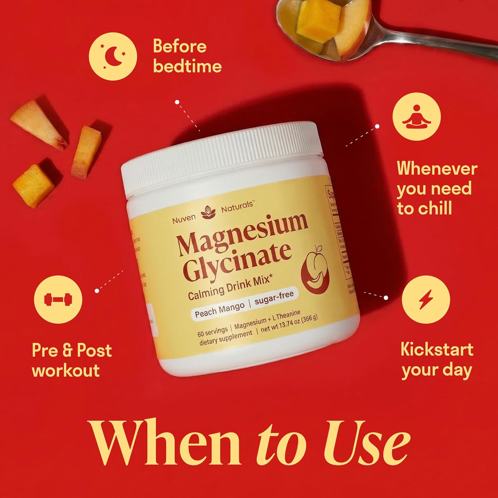 Natural magnesium for stress relief