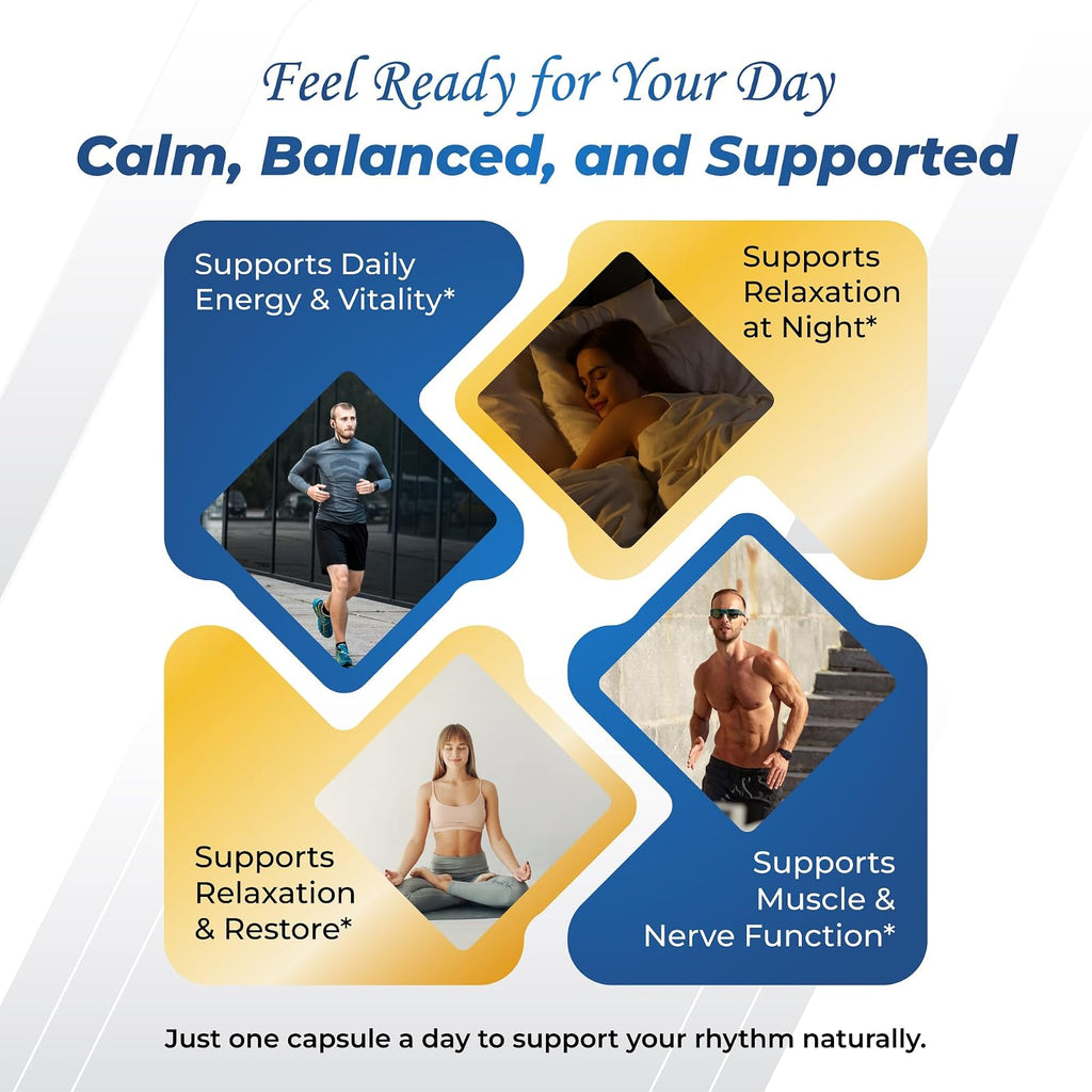 Natural magnesium for stress relief