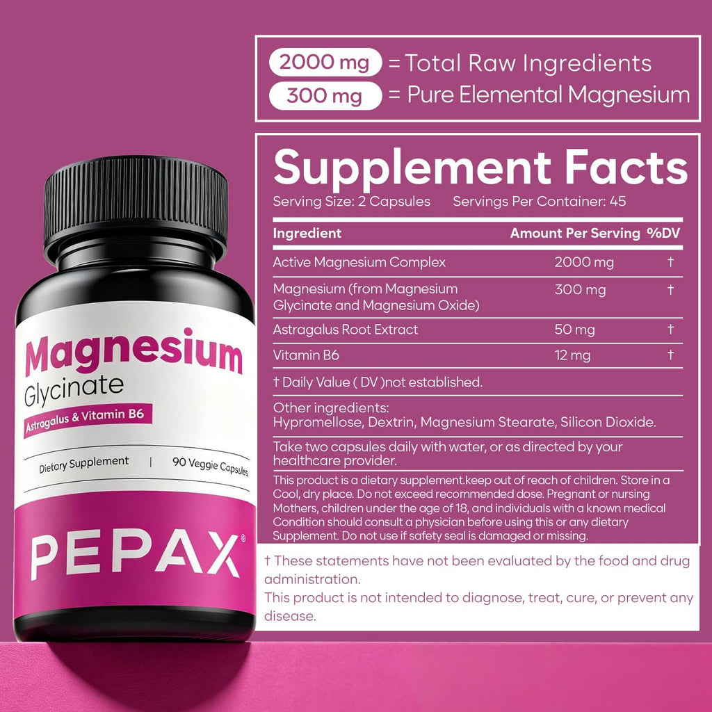 Natural magnesium for stress relief