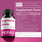 Natural magnesium for stress relief