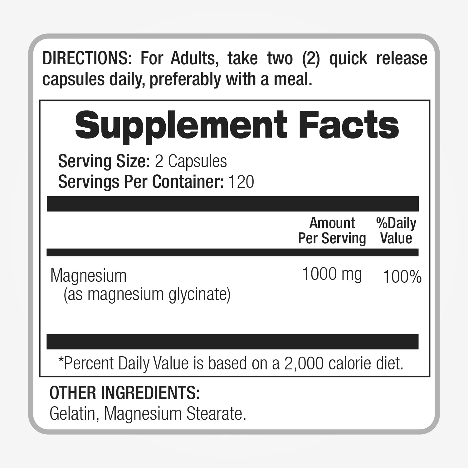 Natural magnesium for stress relief