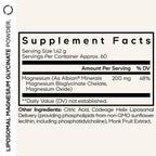 natural magnesium glycinate for relaxation