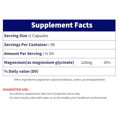 natural magnesium glycinate for relaxation