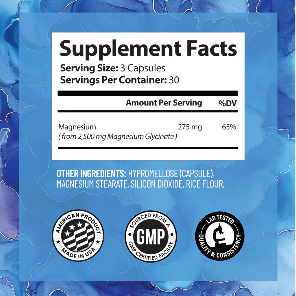 natural magnesium glycinate for relaxation