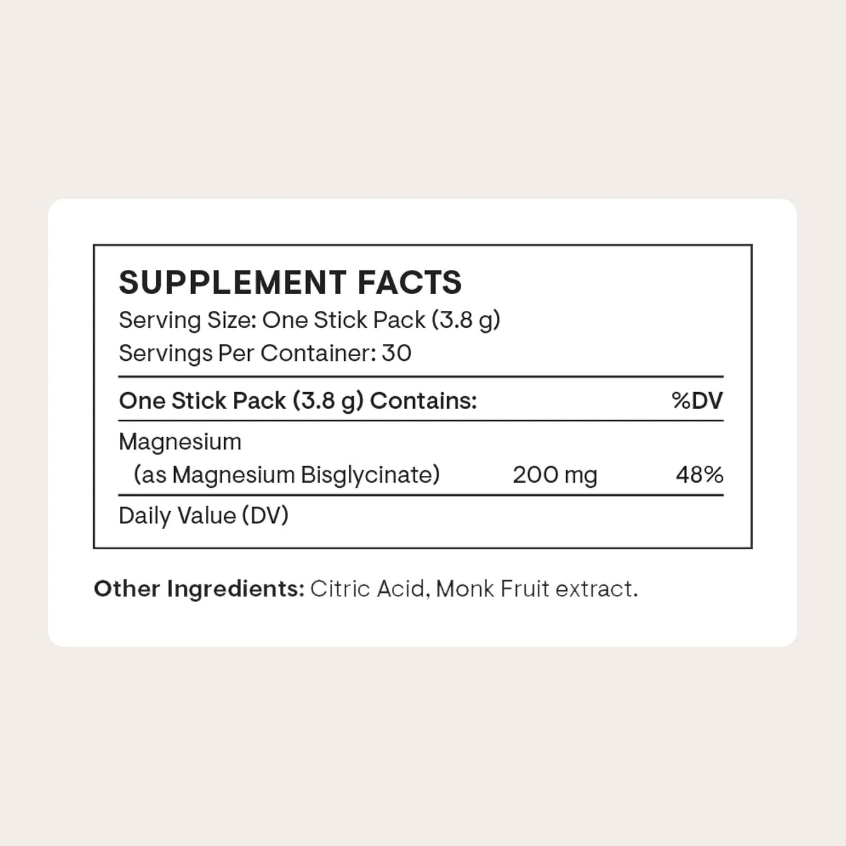 natural magnesium glycinate for relaxation