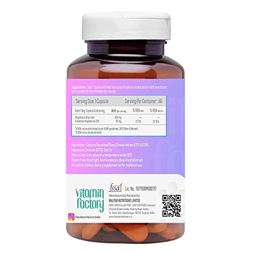 Natural magnesium glycinate for relaxation