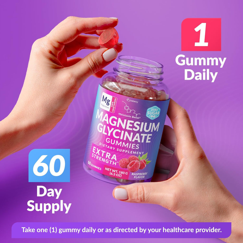 Natural magnesium glycinate for stress relief
