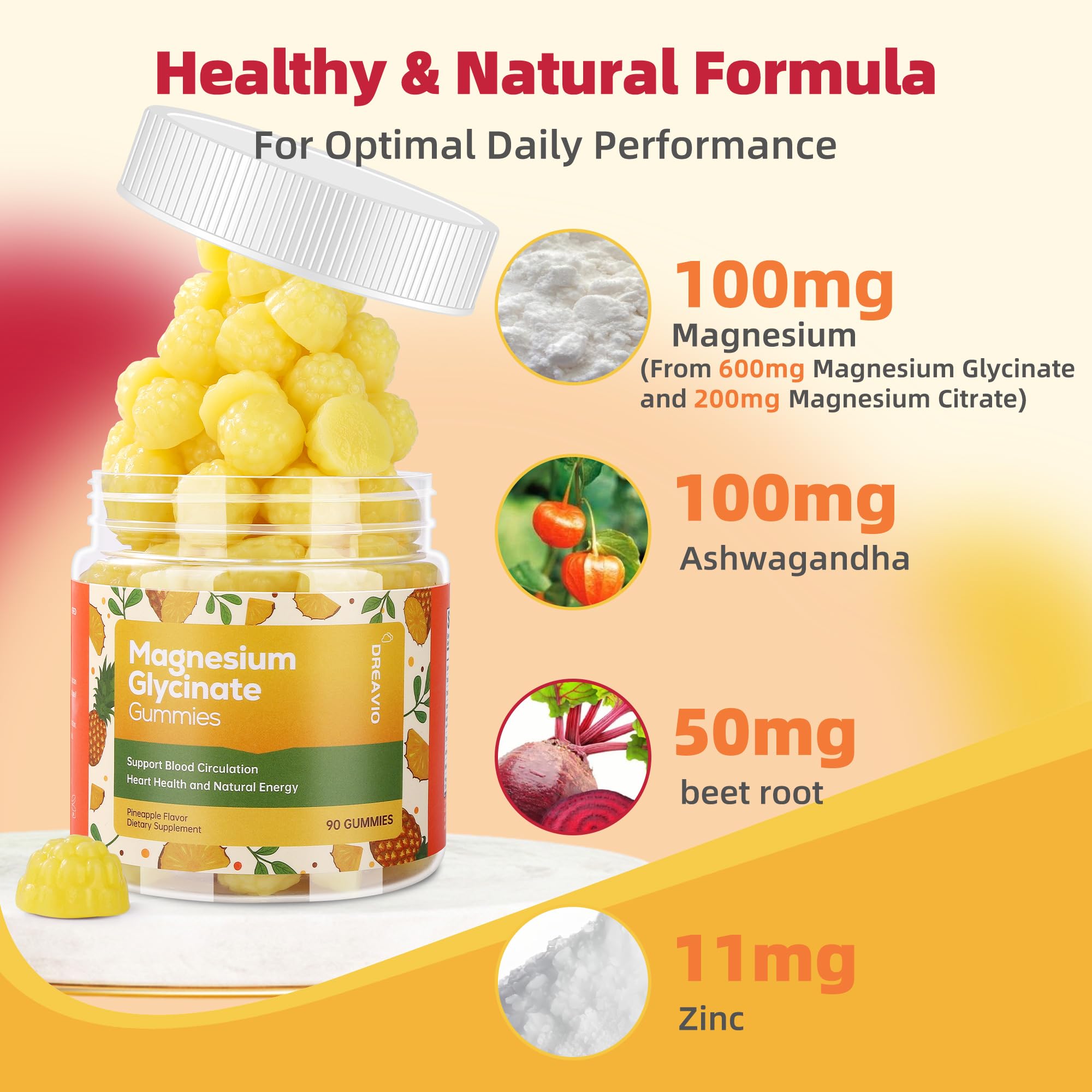 natural magnesium glycinate for wellness