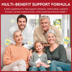 Natural magnesium glycinate gummies for better absorption