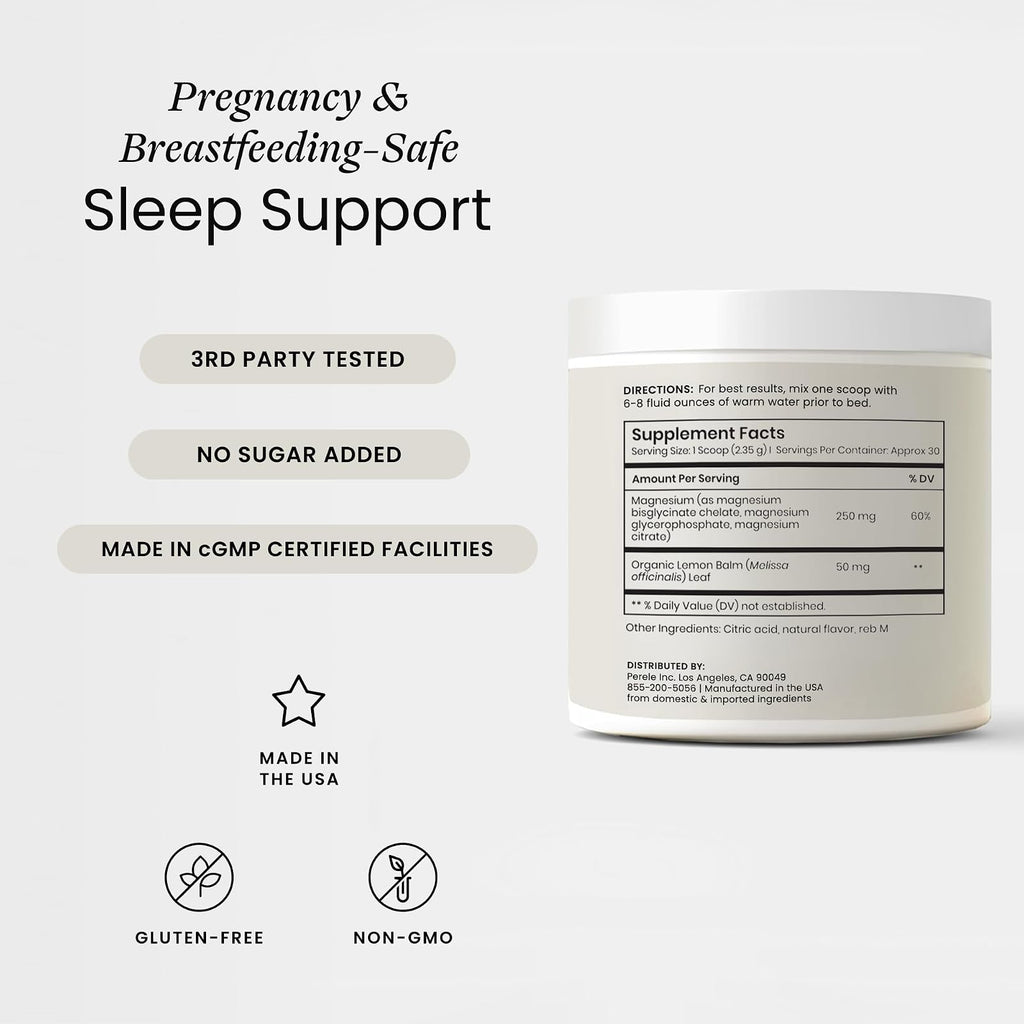 Natural magnesium glycinate sleep support