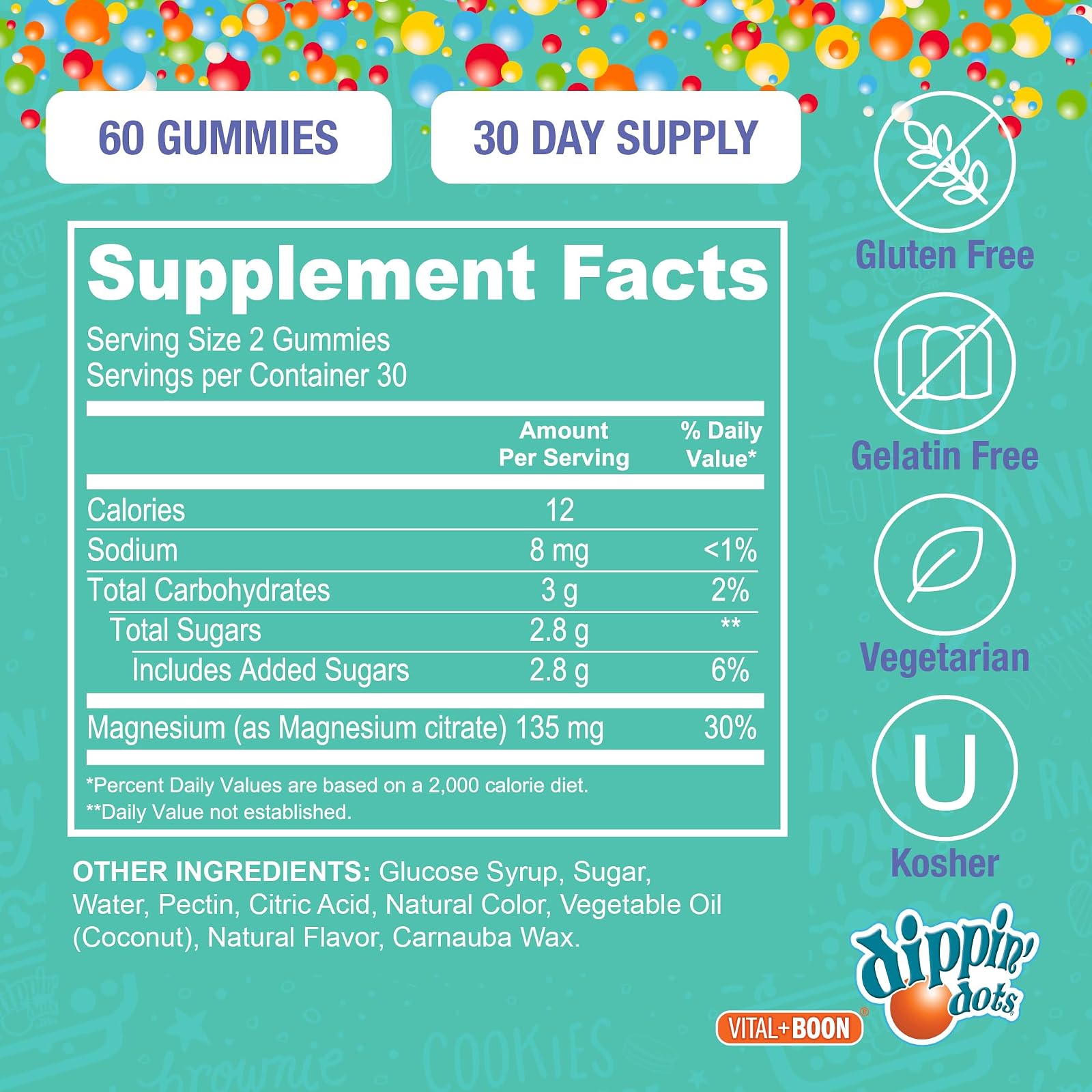 Natural magnesium gummies for anxiety support